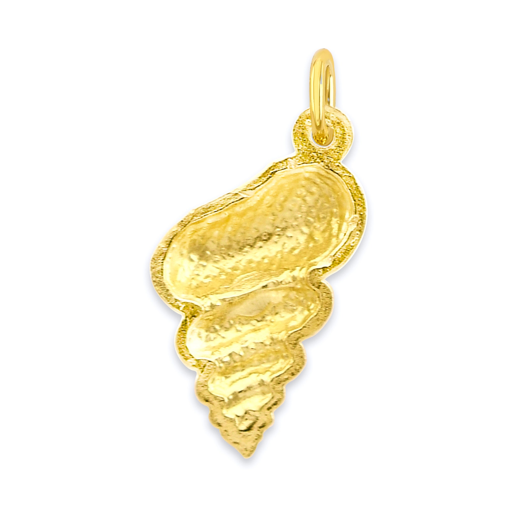 Solid 10k/14k Gold Seashell Charm: Mini Beach Jewelry - Etsy