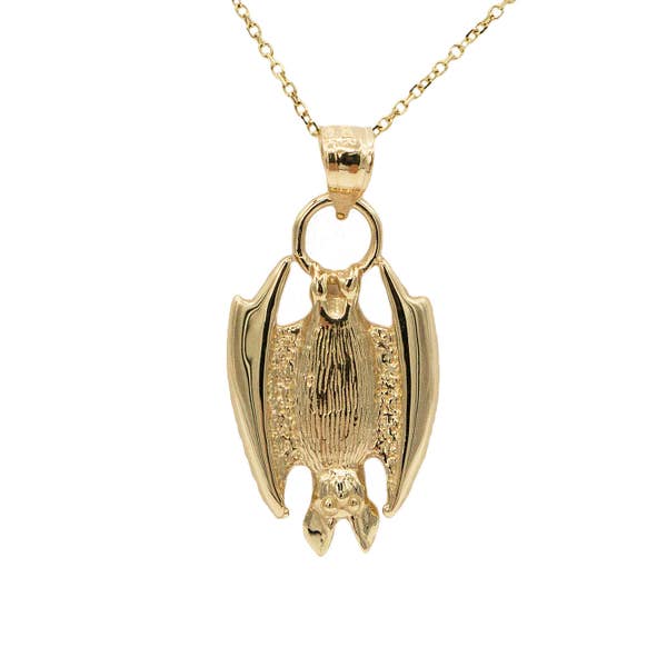 Bat Necklace - Etsy