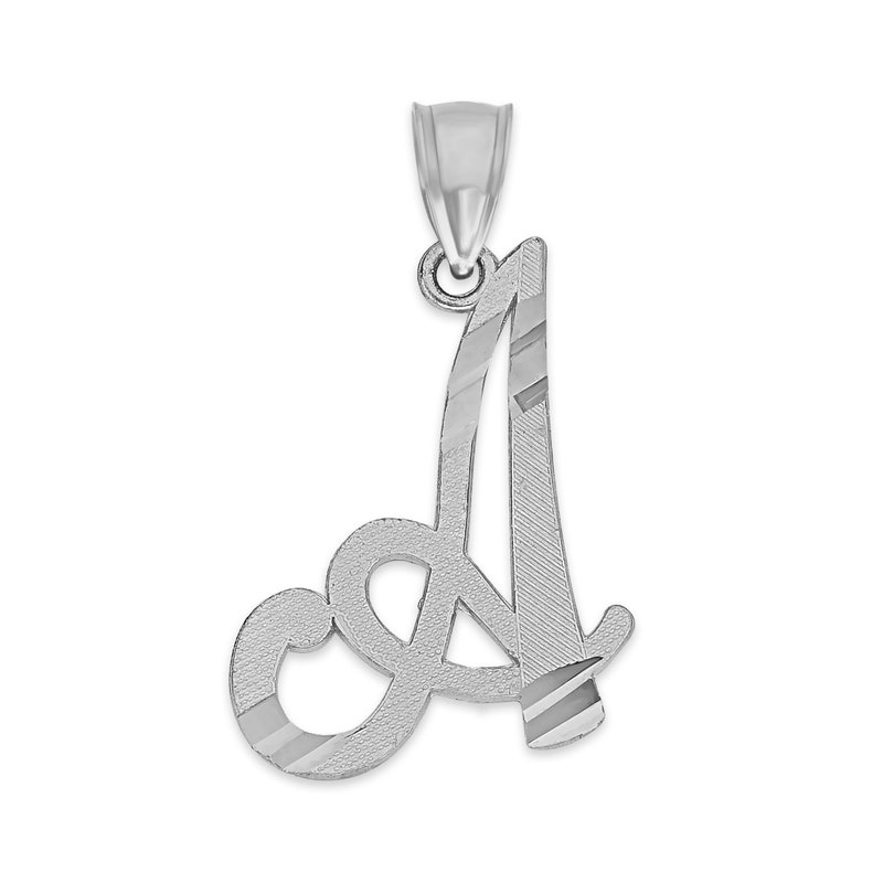 14k Gold Cursive C - Etsy