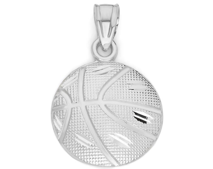 Silver Basketball Rim and Net Bracelet Bangle - Basketball Jewelry ...