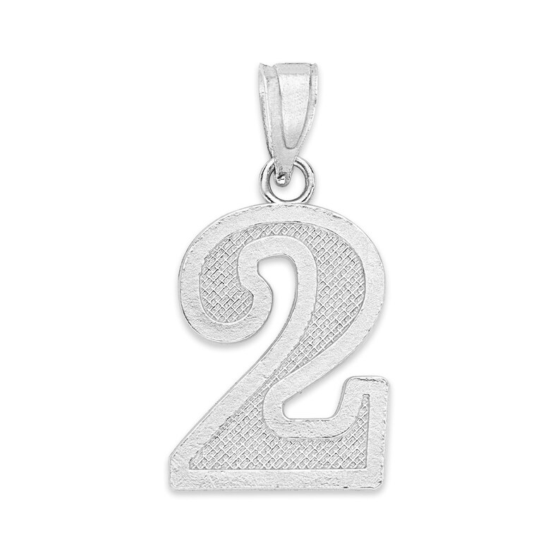 925 Silver Number Pendant Baseball Number Necklace Gift for - Etsy