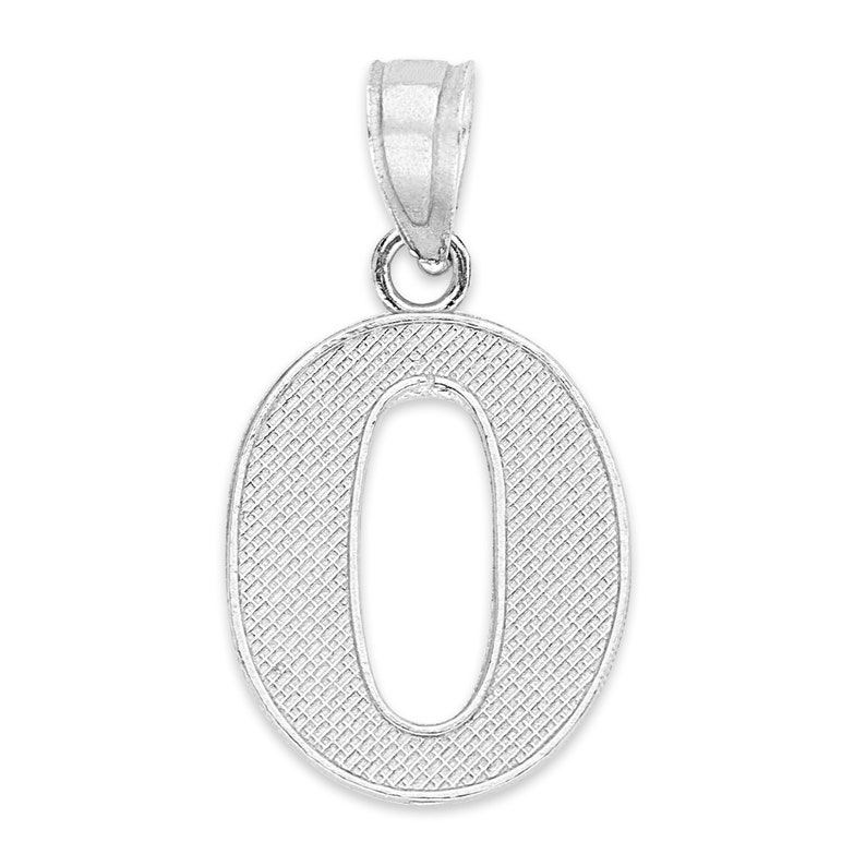 925 Silver Number Pendant Baseball Number Necklace Gift for - Etsy