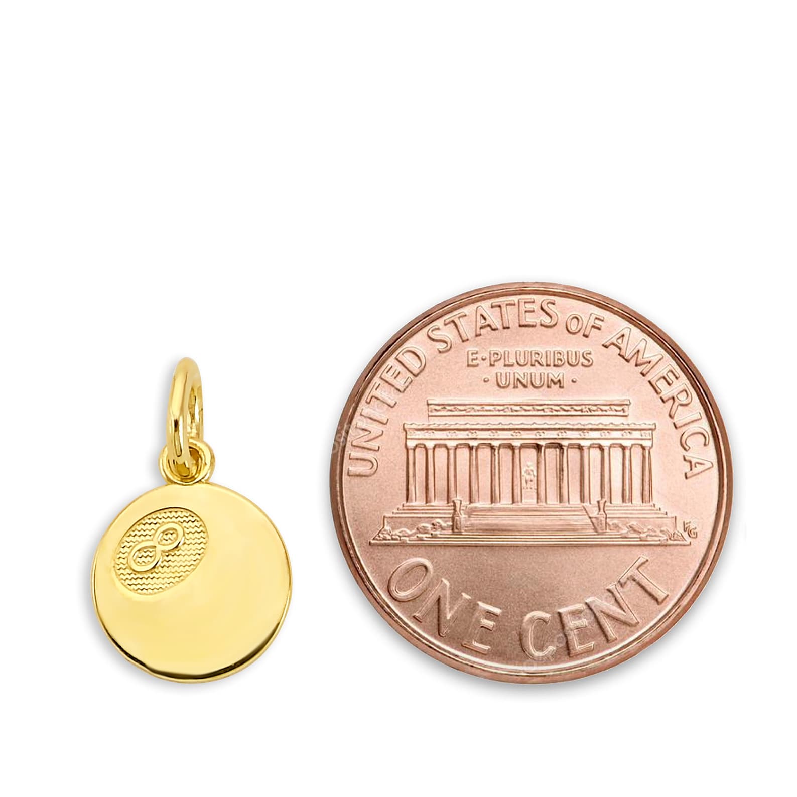 Tiny Solid 10K/14K Gold 8-ball Charm - Billiard Charm Good Luck Jewelry ...