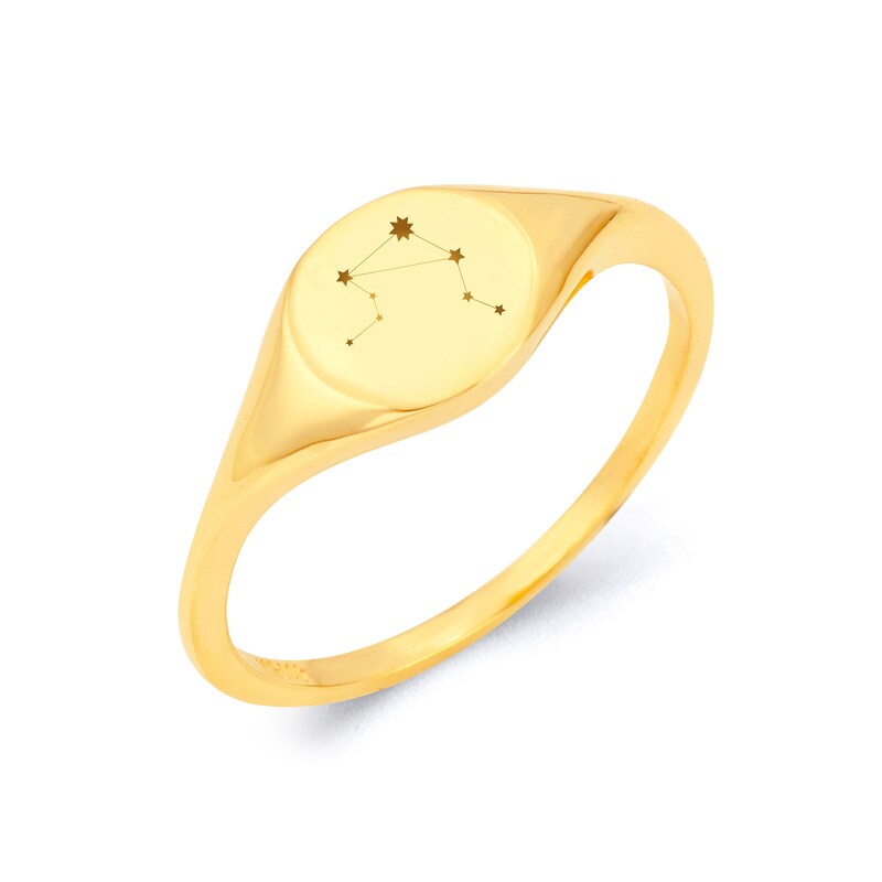 Zodiac Constellation Ring - Etsy
