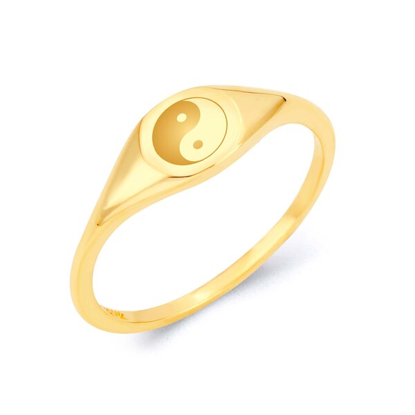 Ying Yang Ring - Etsy