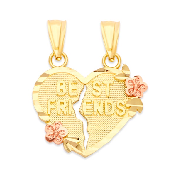 Gold Best Friend Charms - Etsy