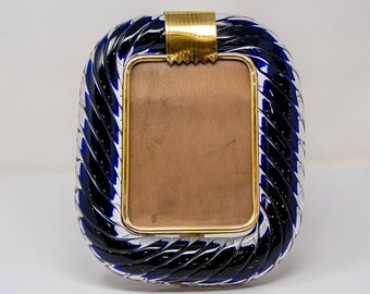 Dark Blue Photo Frame - Etsy