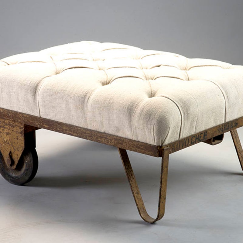 Tufted Ottoman - Etsy