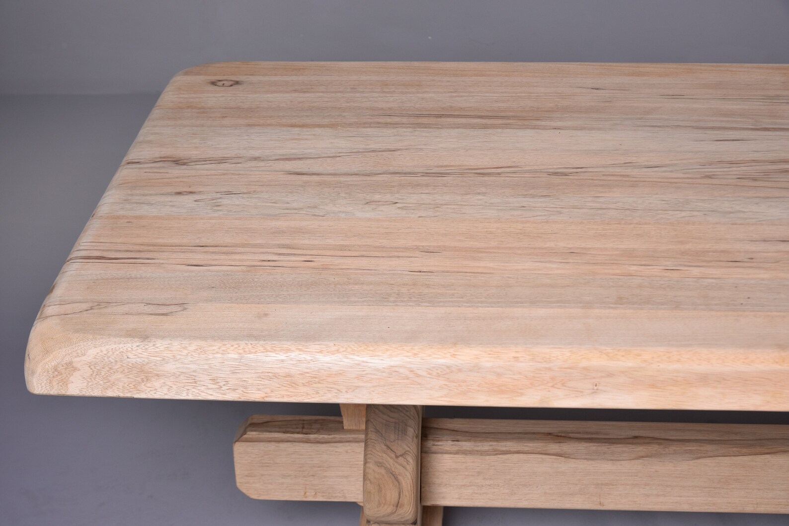 French Country Farmhouse Trestle Oak Dining Table [11570] - Etsy