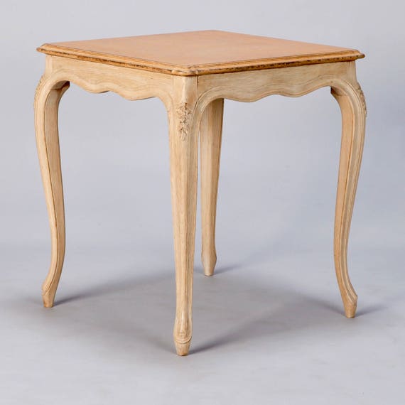 French Small Painted Square Side Table 7613 | Etsy