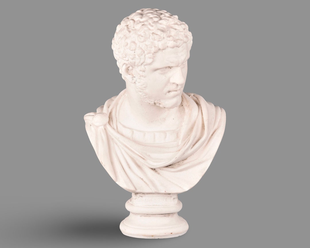 Vintage Plaster Roman Bust of Marcus Cicero [11483] - Etsy