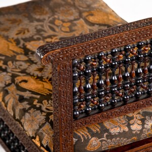 Early 20th C Heavily Carved Teak Moorish Bench 11688 - Etsy