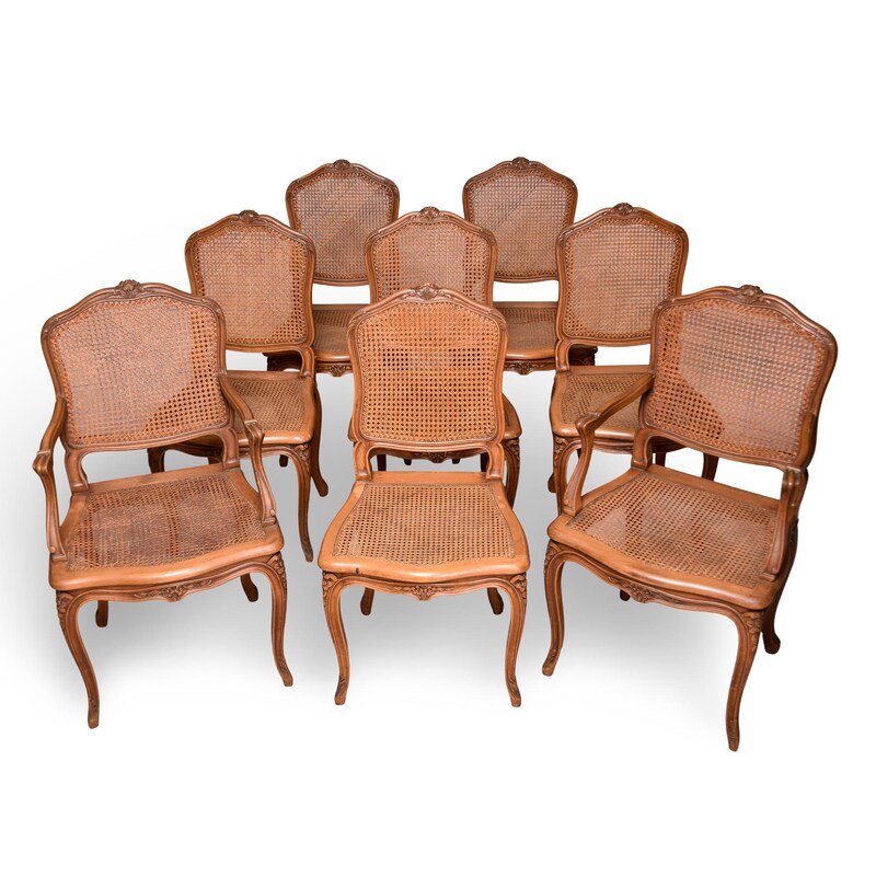 Cane Dining Chairs - Etsy