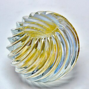 Signed Seguso Murano Glass Swirled Paperweight 9141 - Etsy