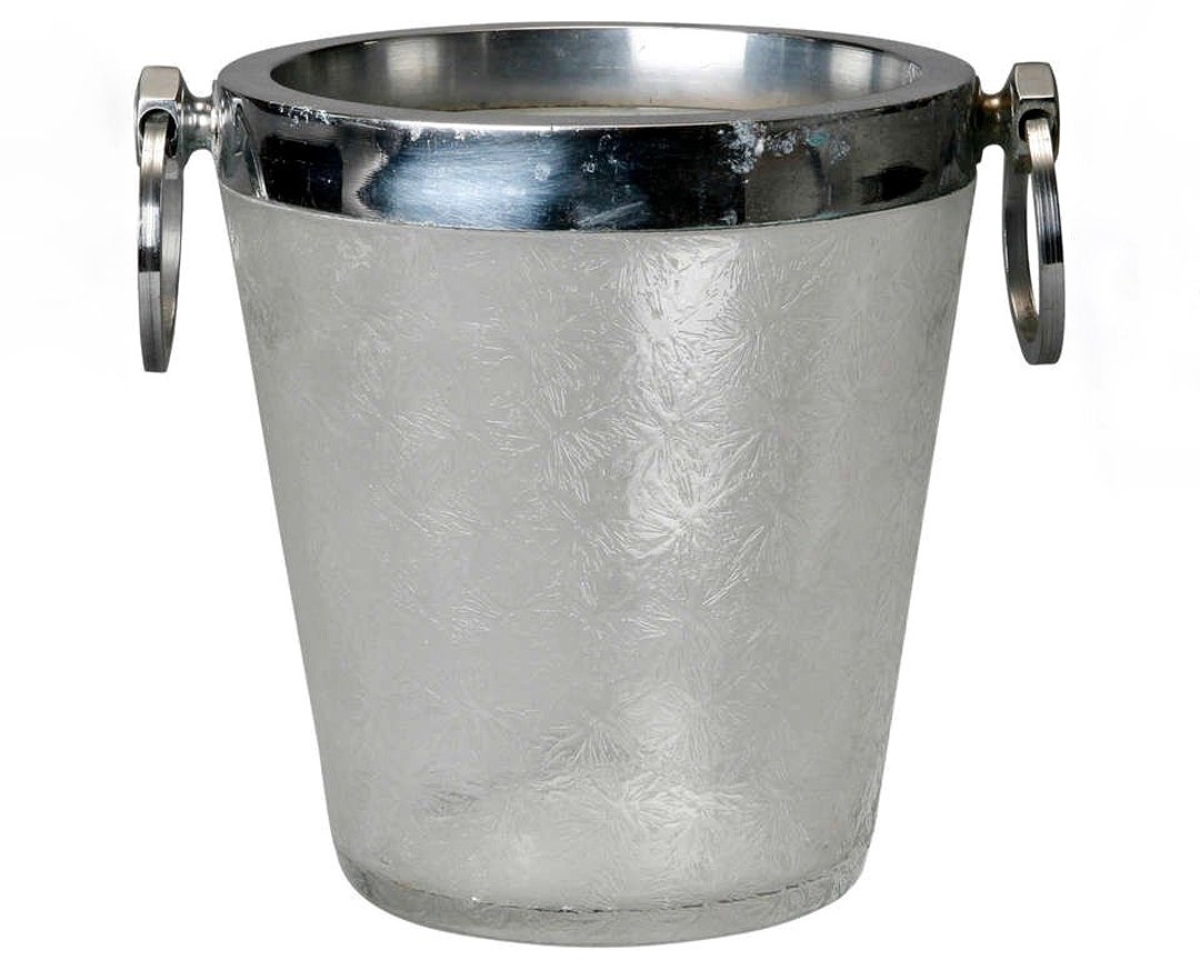 Art Deco Heavy Crystal Ice Bucket With Overall Design [4752] - Etsy