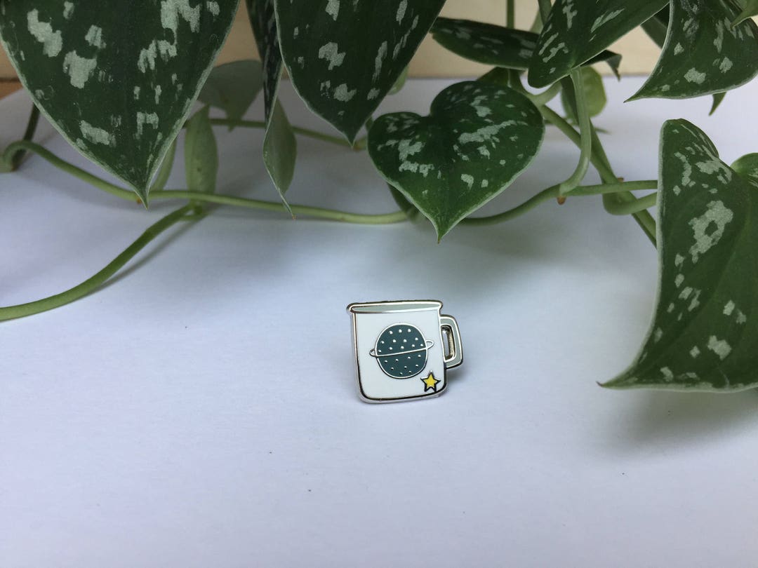 Enamel Mug Pin - Botanical Pin Collection - Plant Pin - Lapel Pin - Pin ...