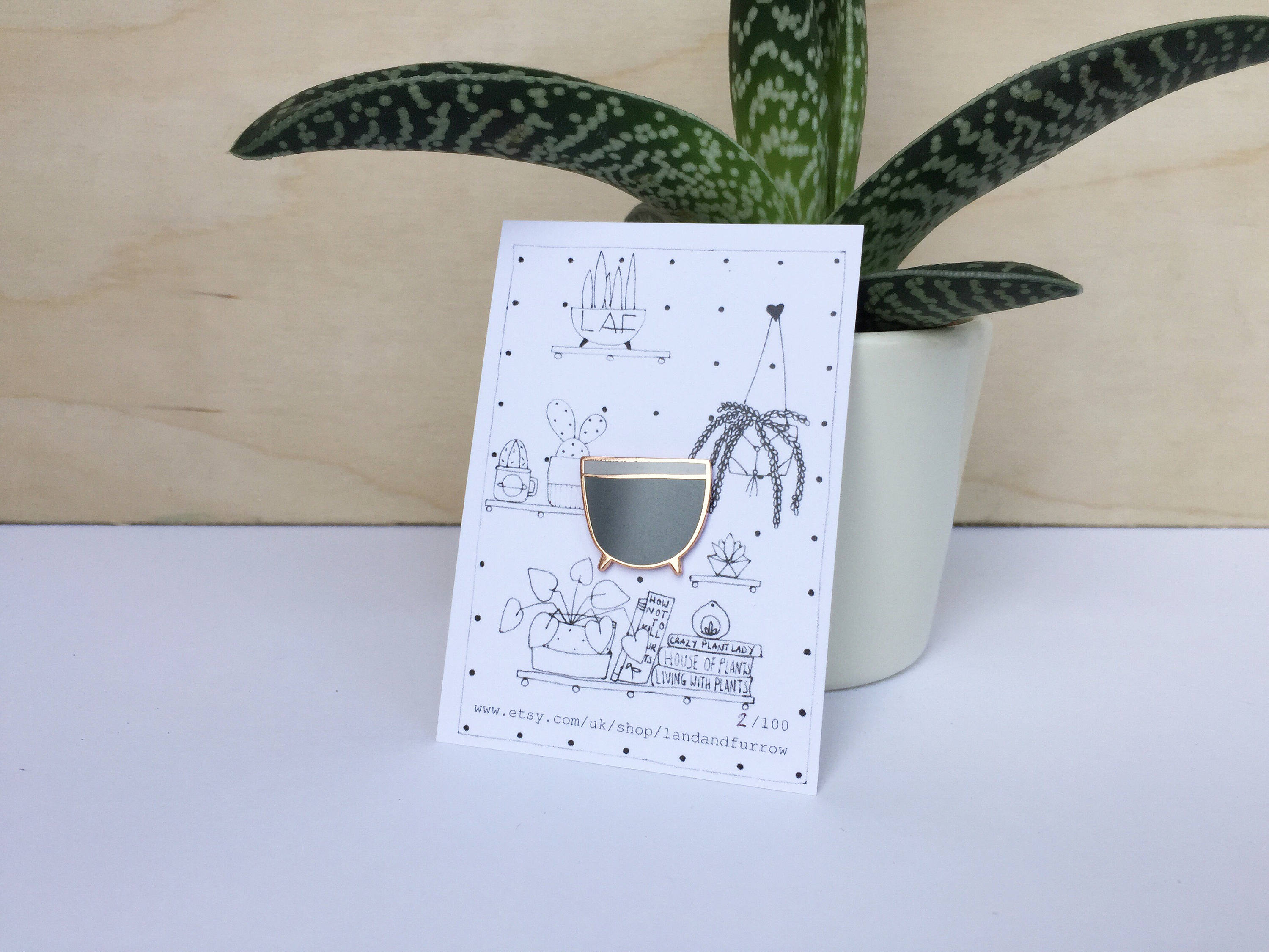 Enamel Plant Pin - Plant Pins - Botanical Pin Collection - Plant Pin ...