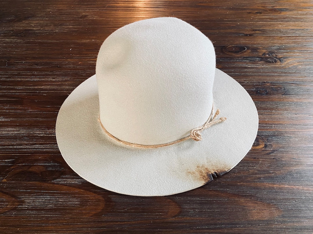 Open Crown Felt Hat - Etsy