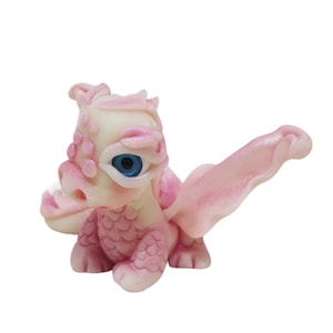 Baby Dragon, Small Female Dragon, Cold Porcelain Figurine, Cute Dragon ...