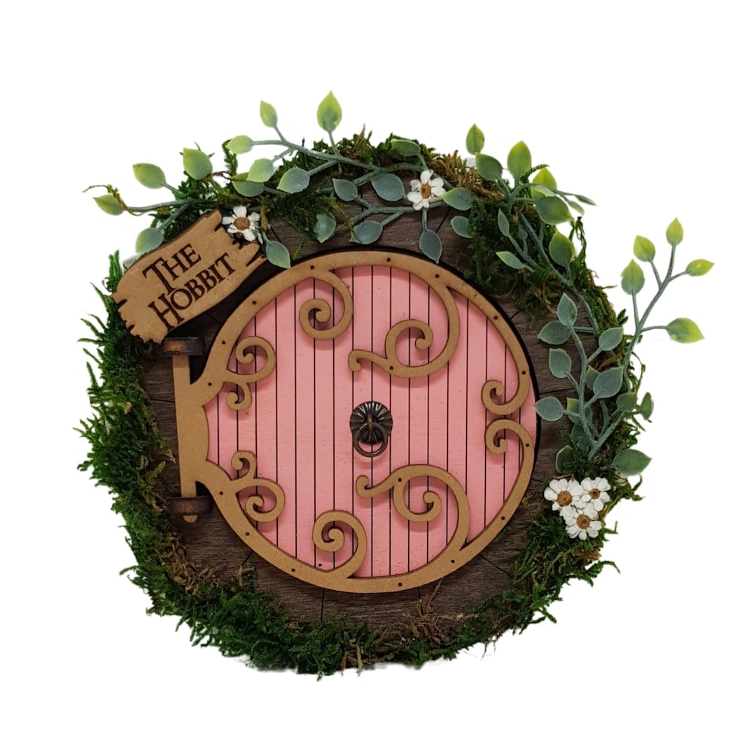 Hobbit Door, Hobbit Door Pink, Fantasy, Wooden, the Shire, Fandom ...