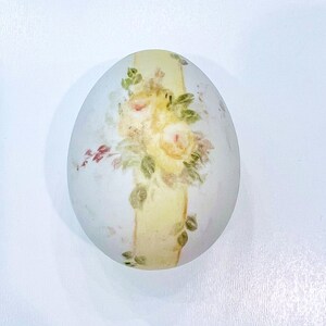 Vintage Hand Painted Bisque Ceramic Easter Eggs | Grandmillennial, Butterfly, Bows, Herbs, (sold ...