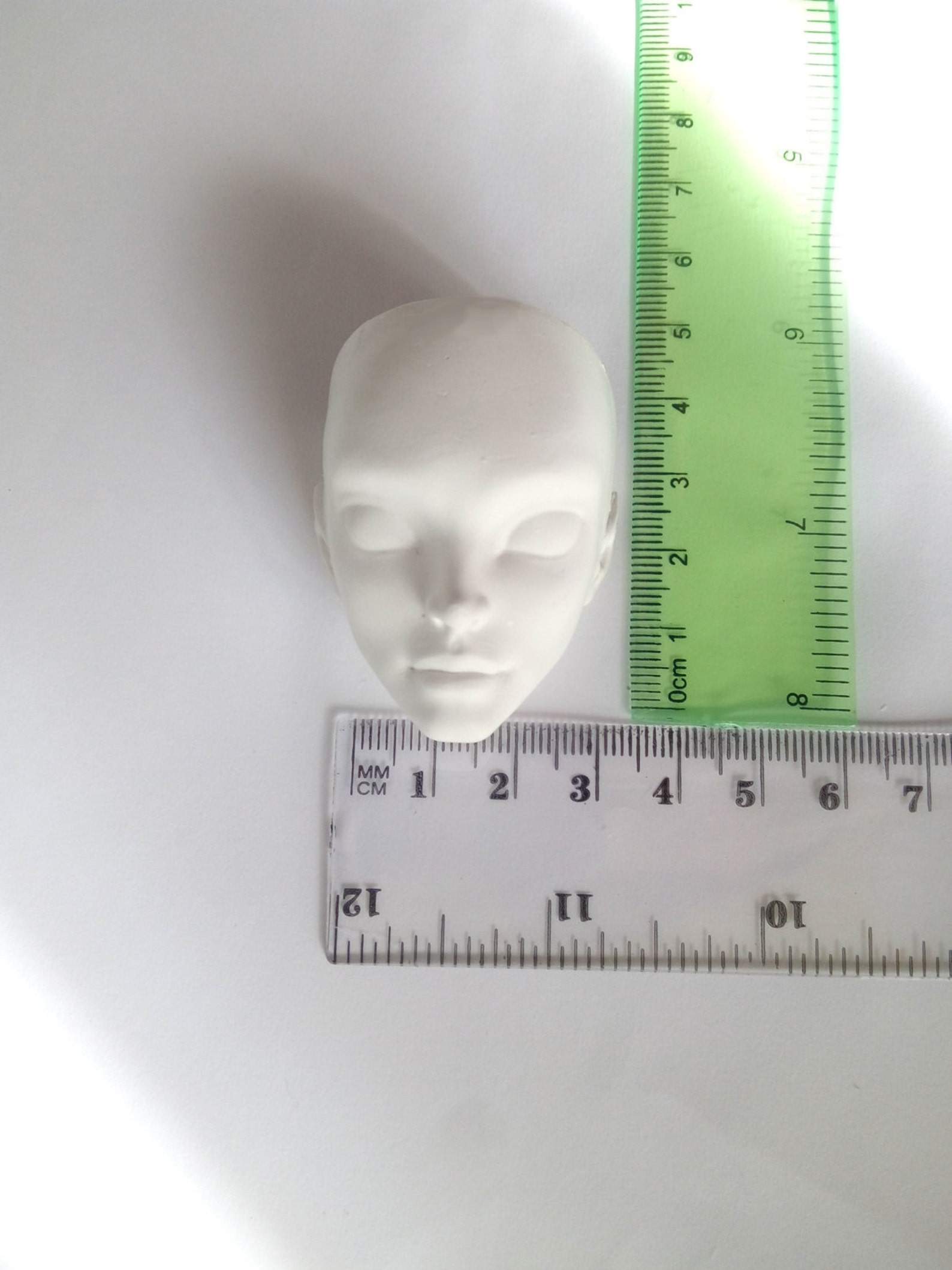 Face Head Silicone Mold 2D Man Doll Mould Girl Fondant | Etsy