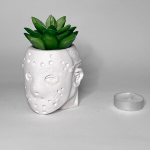 Silicone Mold Slasher Jason Planter Mould Concrete Decor Statue ...
