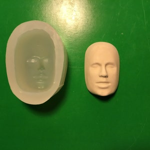 Face Head 2D, 3D Silicone Mold Man Ken Doll Mould Fondant Chocolate ...