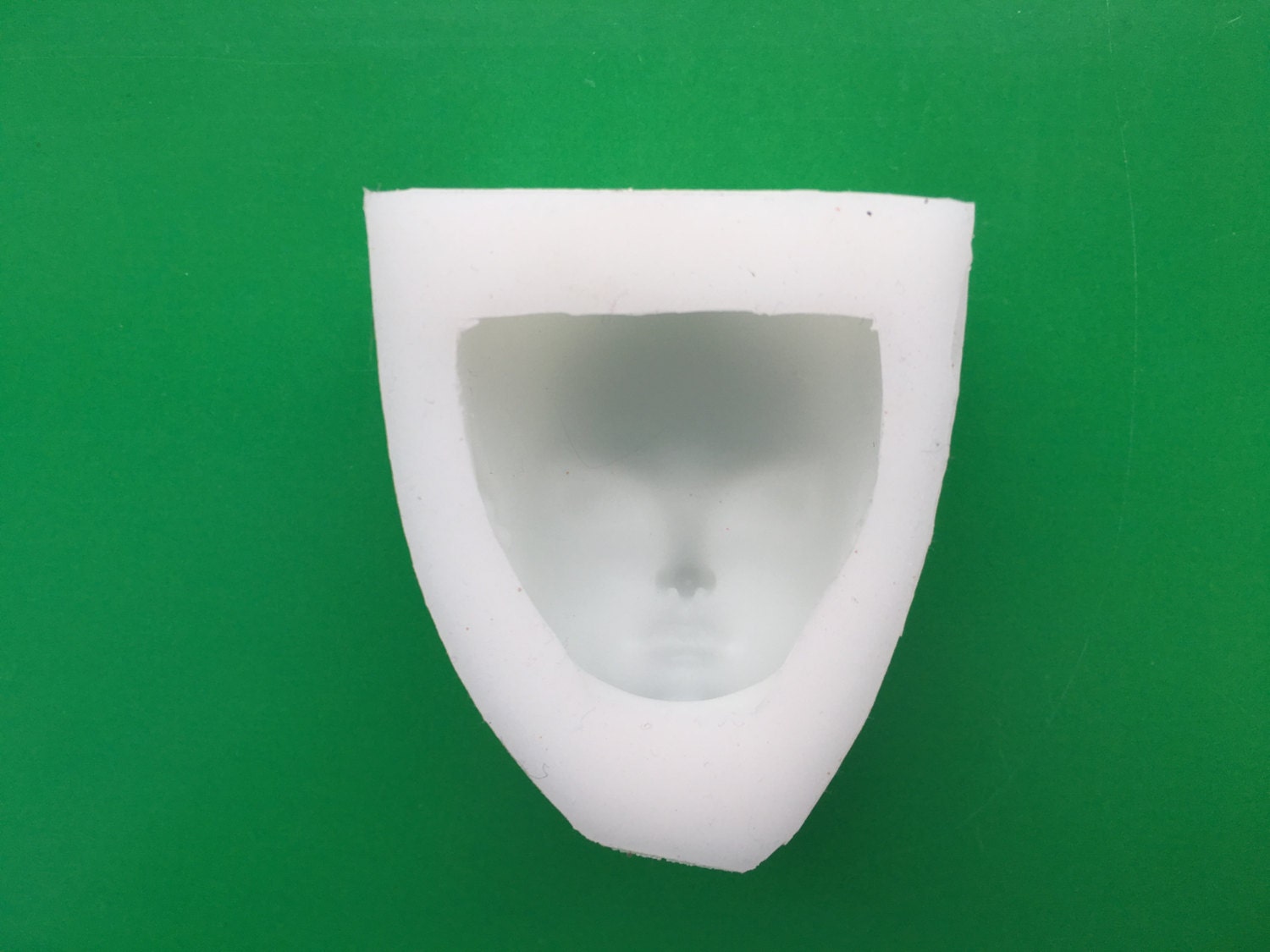 Face Head Silicone Mold 2D Man Doll Mould Girl Fondant | Etsy