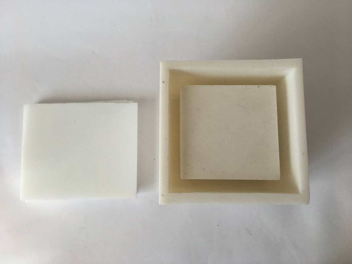 Silicone Mold 4 Large Cube With Support Shell. Tray | Etsy