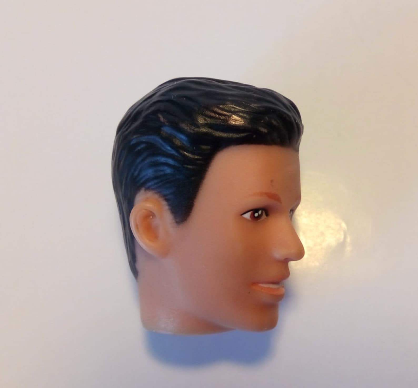 Face Head 2D, 3D Silicone Mold Man Ken Doll Mould Fondant Chocolate ...