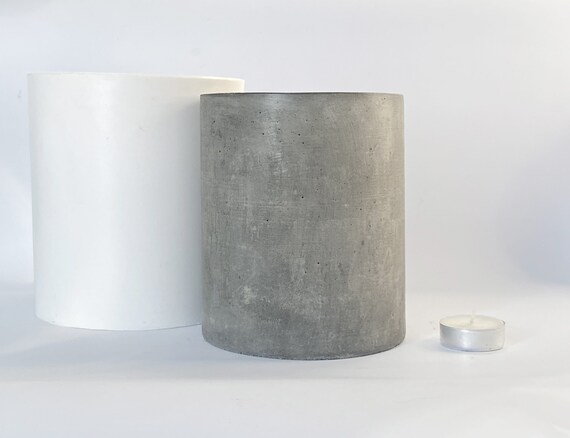 Silicone Mold 6 Planter Cylinder Tall Vase Geometric - Etsy