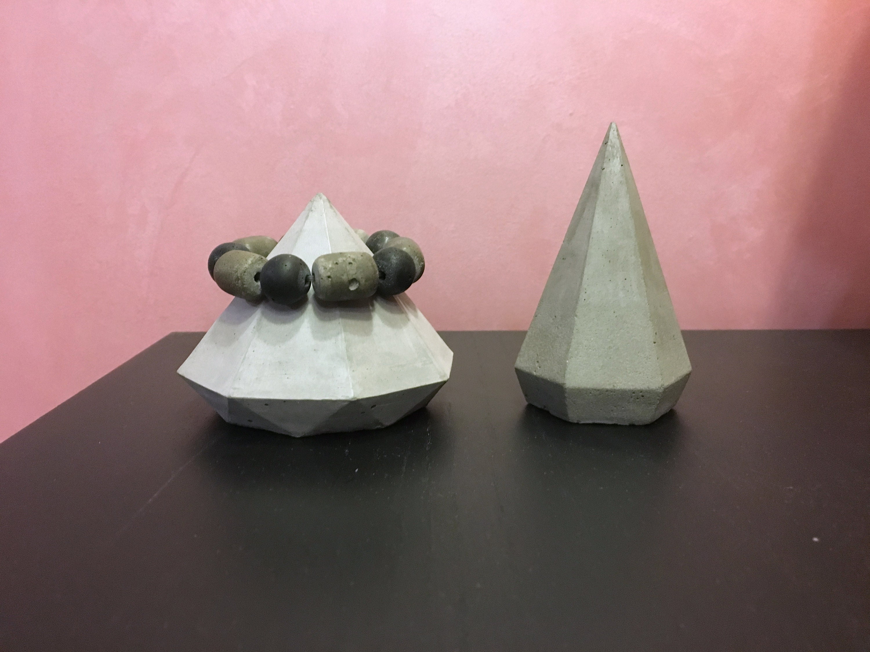 Silicone Mold Pyramid Diamond Wide Geometric mould concrete | Etsy