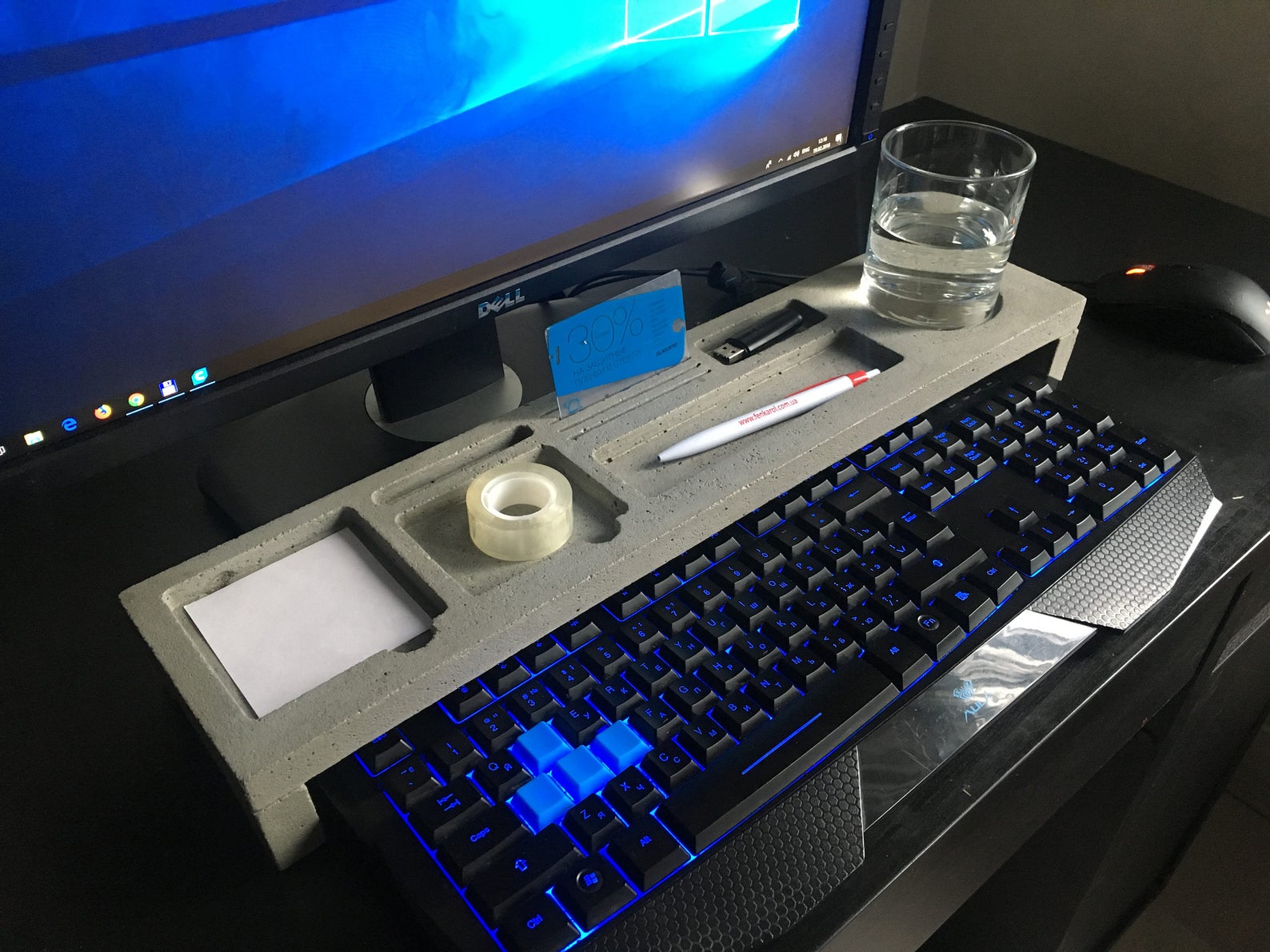 Silicone Mold Organizer Keyboard Office Concrete Tray Pen - Etsy