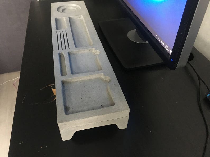 Silicone Mold Organizer Keyboard Office Concrete Tray Pen - Etsy