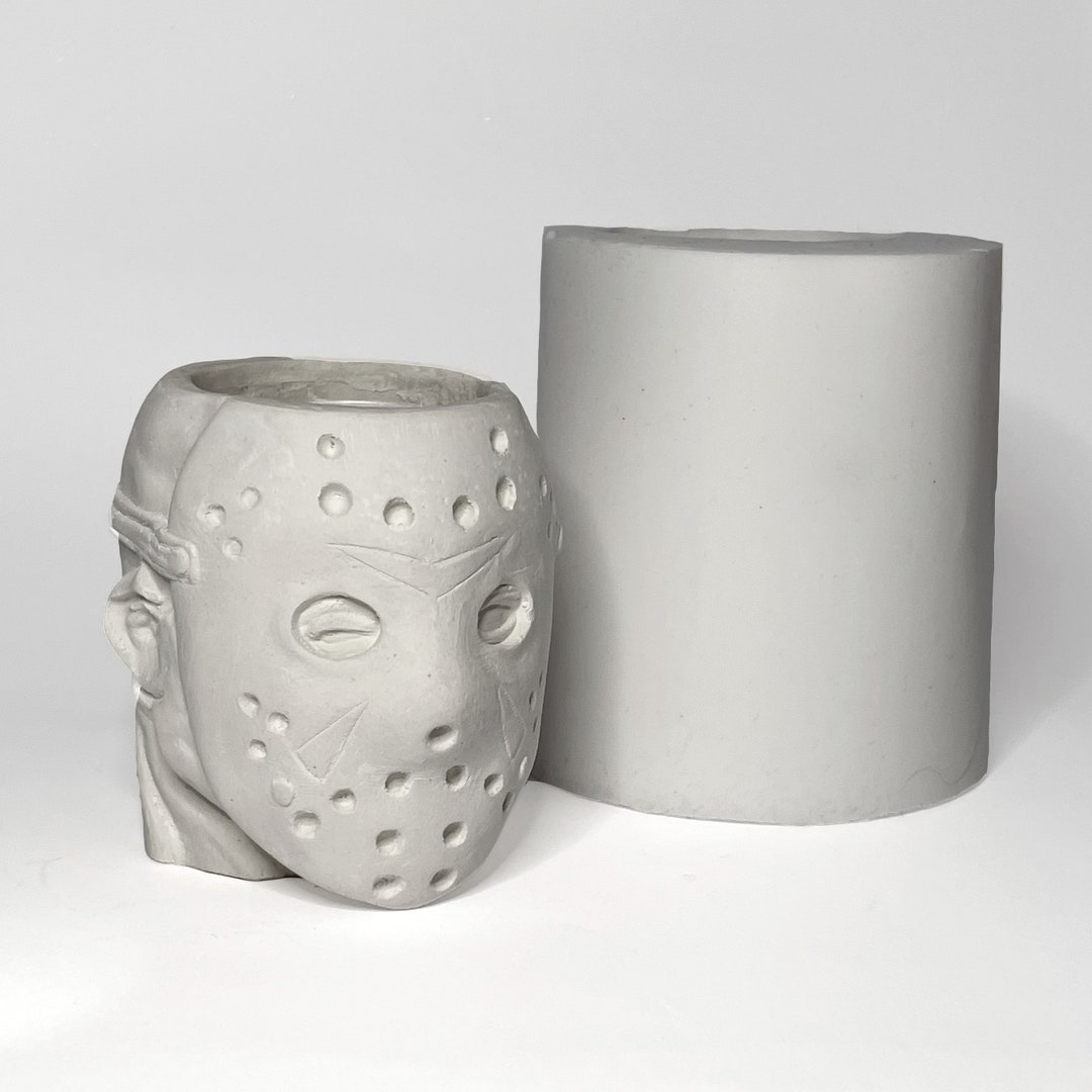 Silicone Mold Slasher Jason Planter Mould Concrete Decor Statue ...