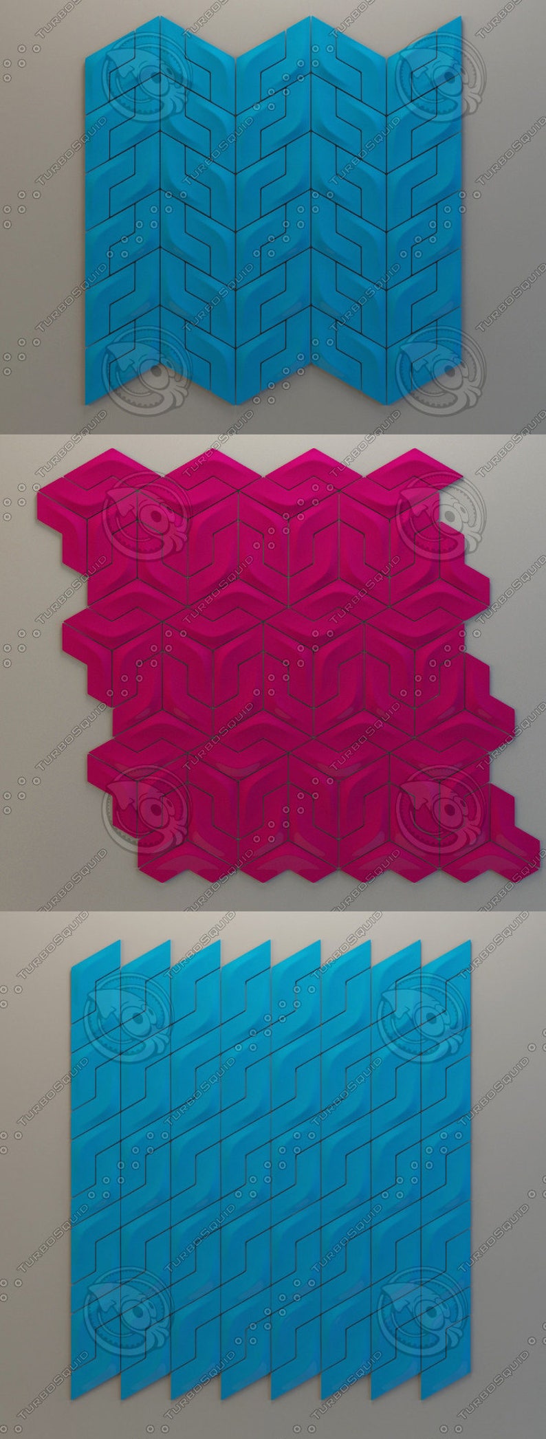 Silicone Mold Wall Tiles wave Geometric Mould - Etsy Sweden