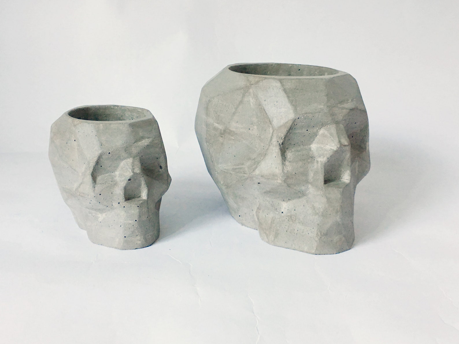 Silicone Mold Skull mould concrete decor statue sculpture | Etsy