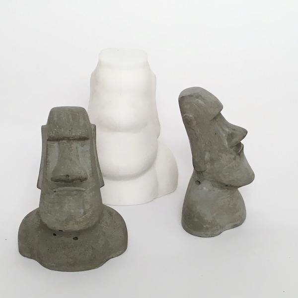 Moai Concrete Mold - Etsy
