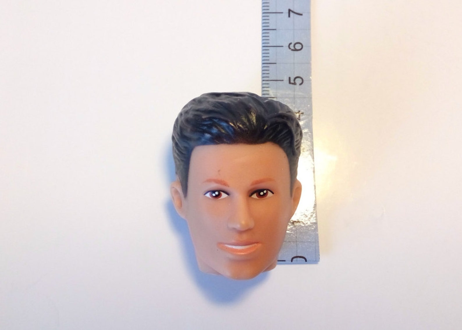 Face head 2D 3D silicone Mold man Ken doll mould fondant | Etsy