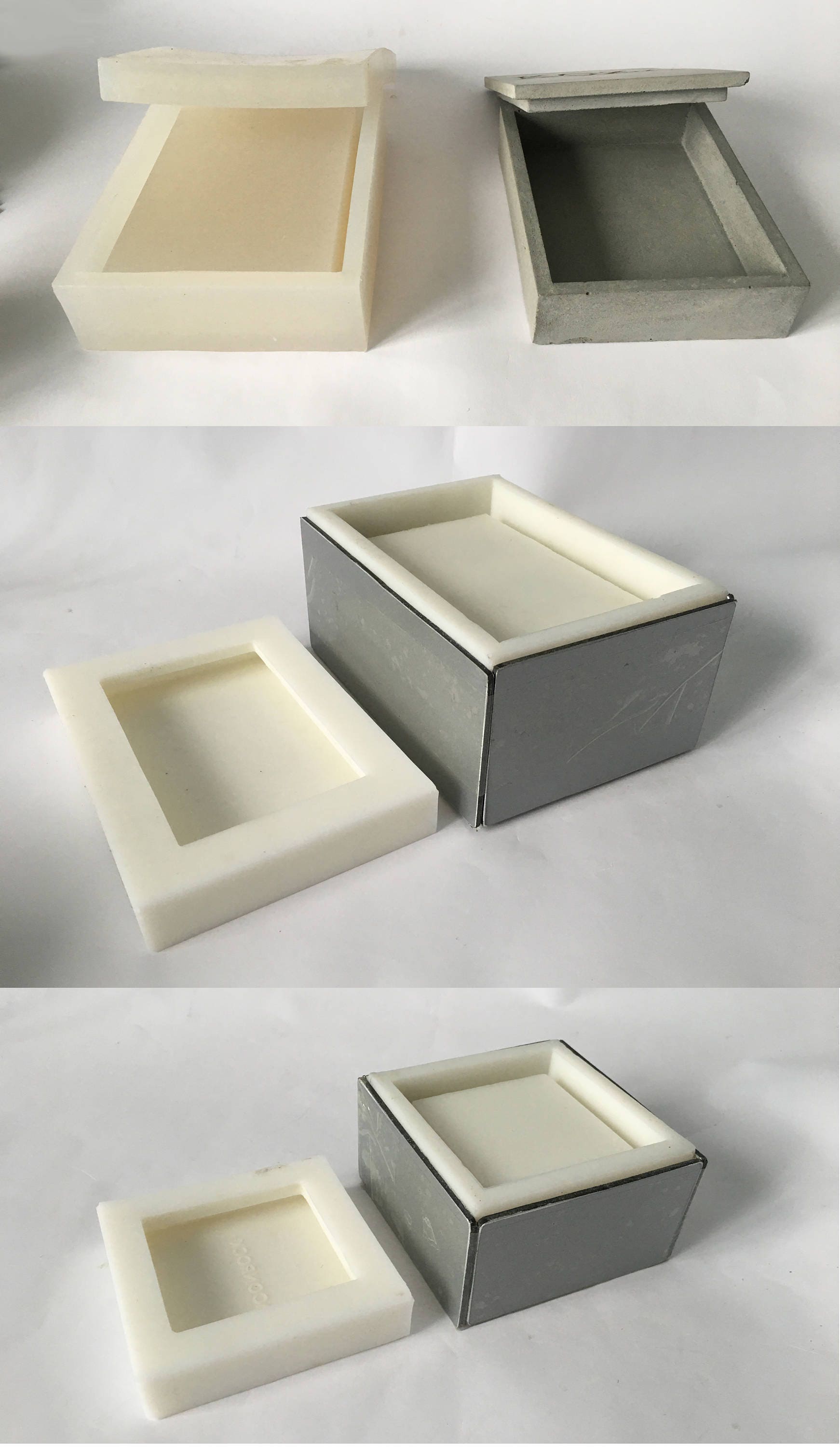 Silicone mold Box with lid. Tray Storage Box Jewelry Box | Etsy