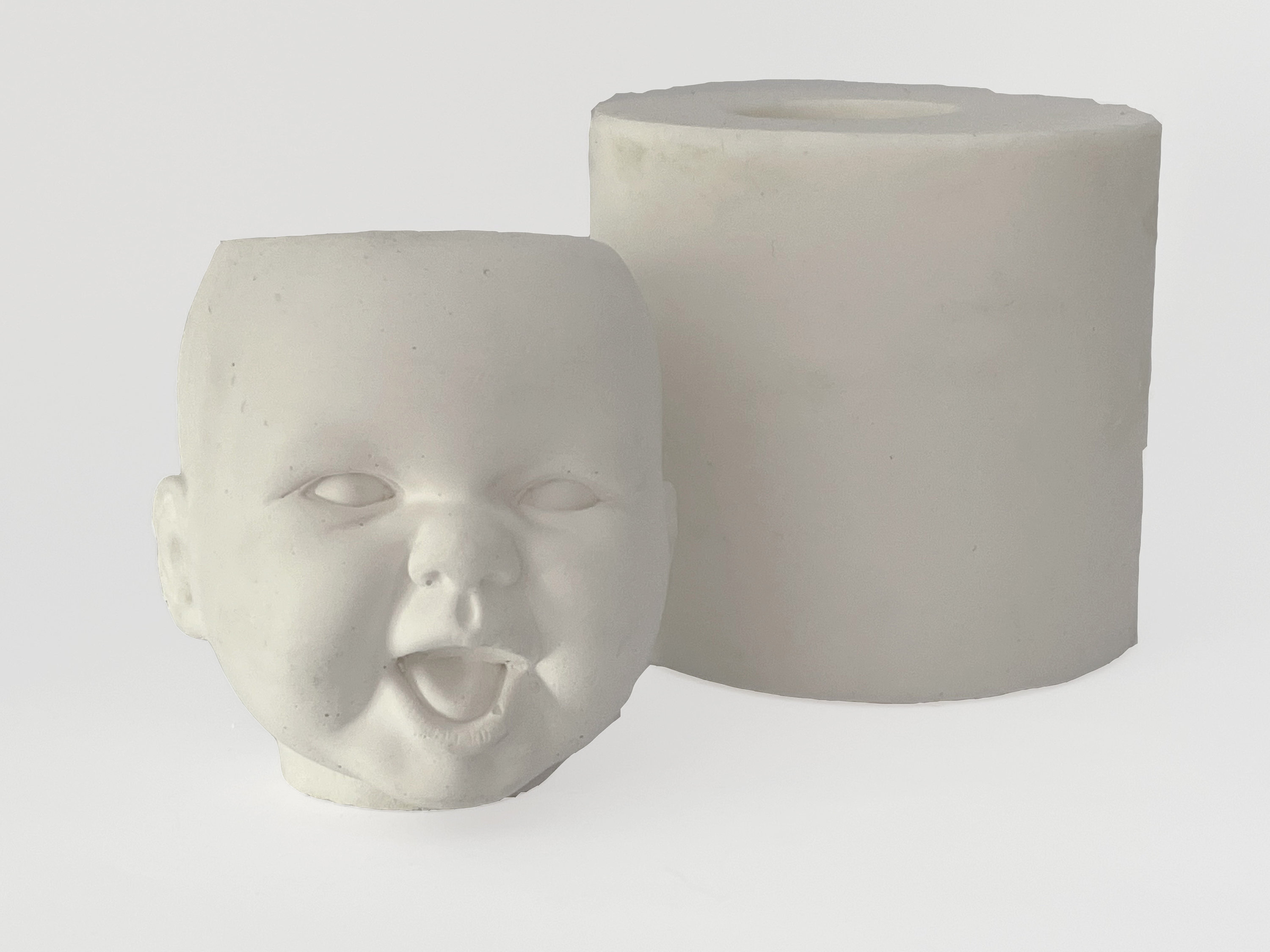 Head Planter Concrete Molds