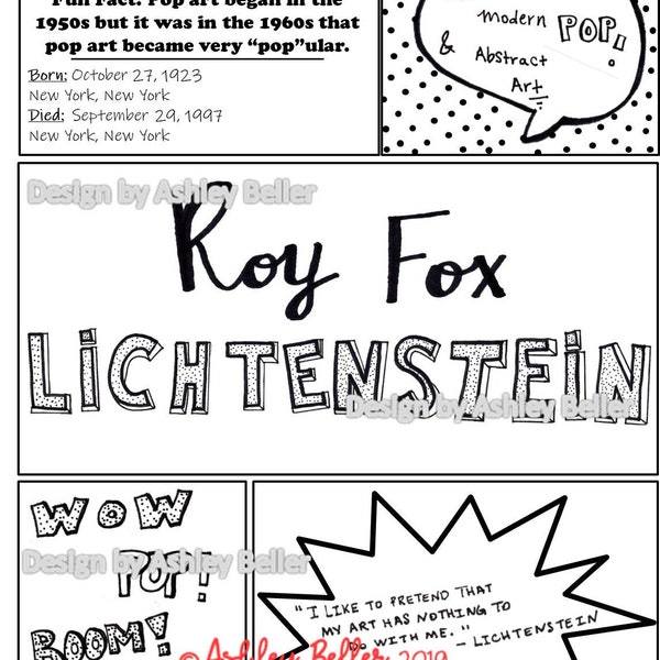 Roy Lichtenstein - Etsy