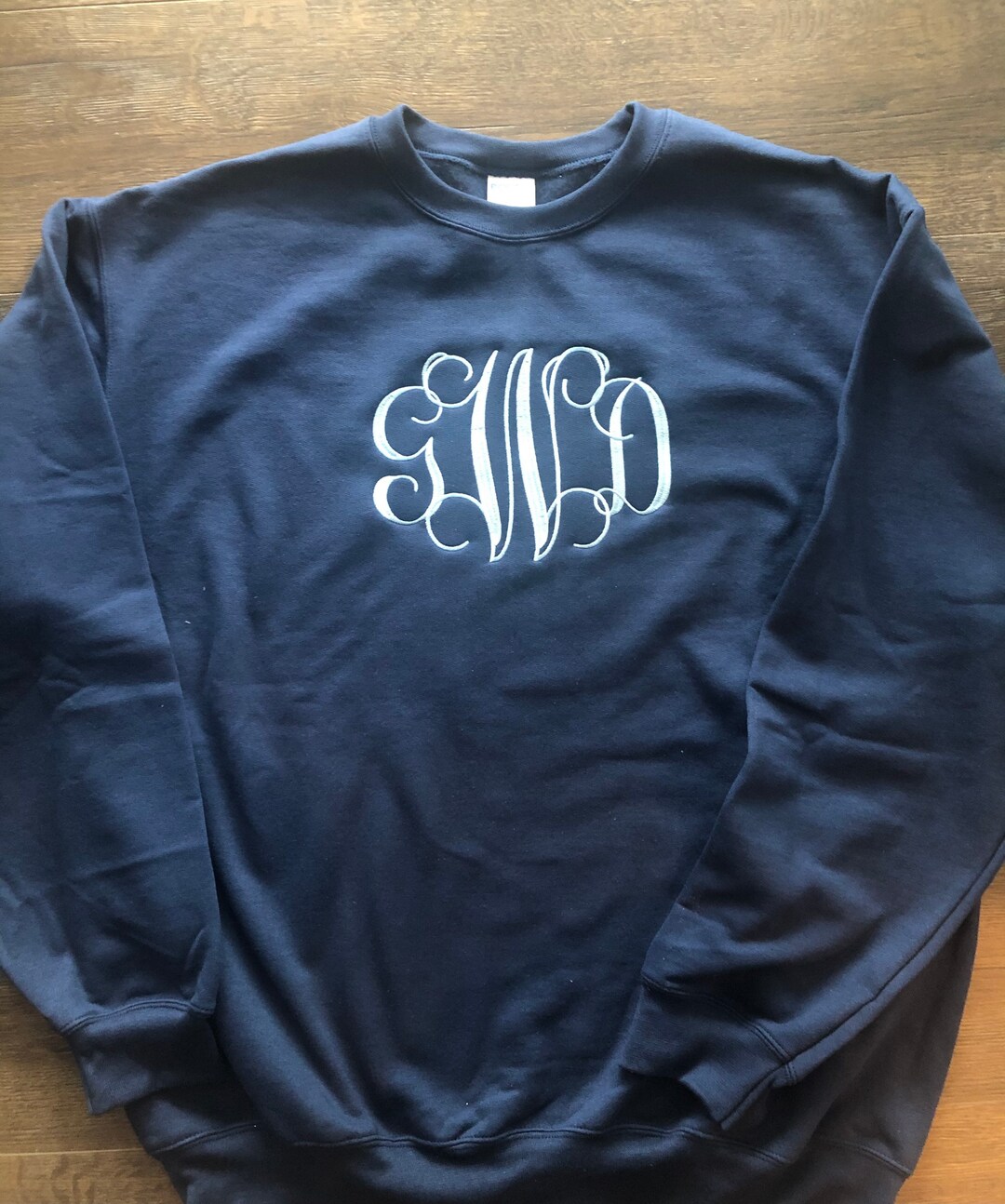 Large Monogram Crewneck, Jumbo Monogram Sweatshirt, Fall Clothing ...
