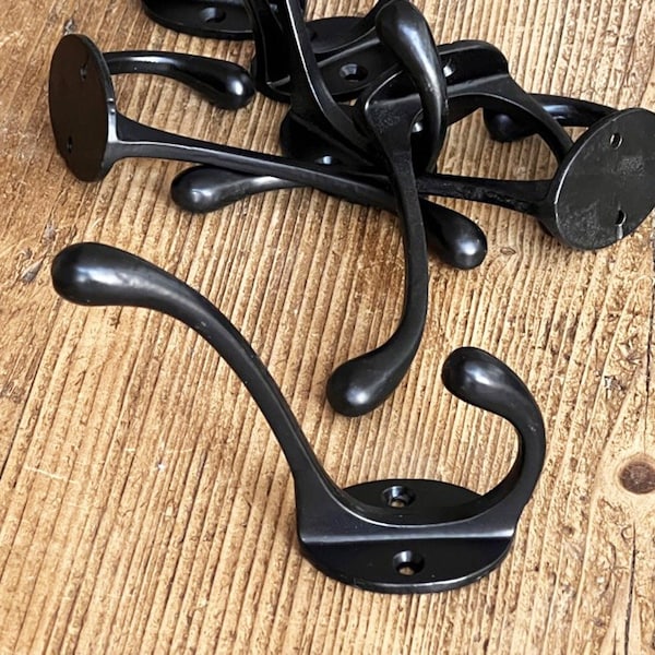Black Wall Hooks - Etsy