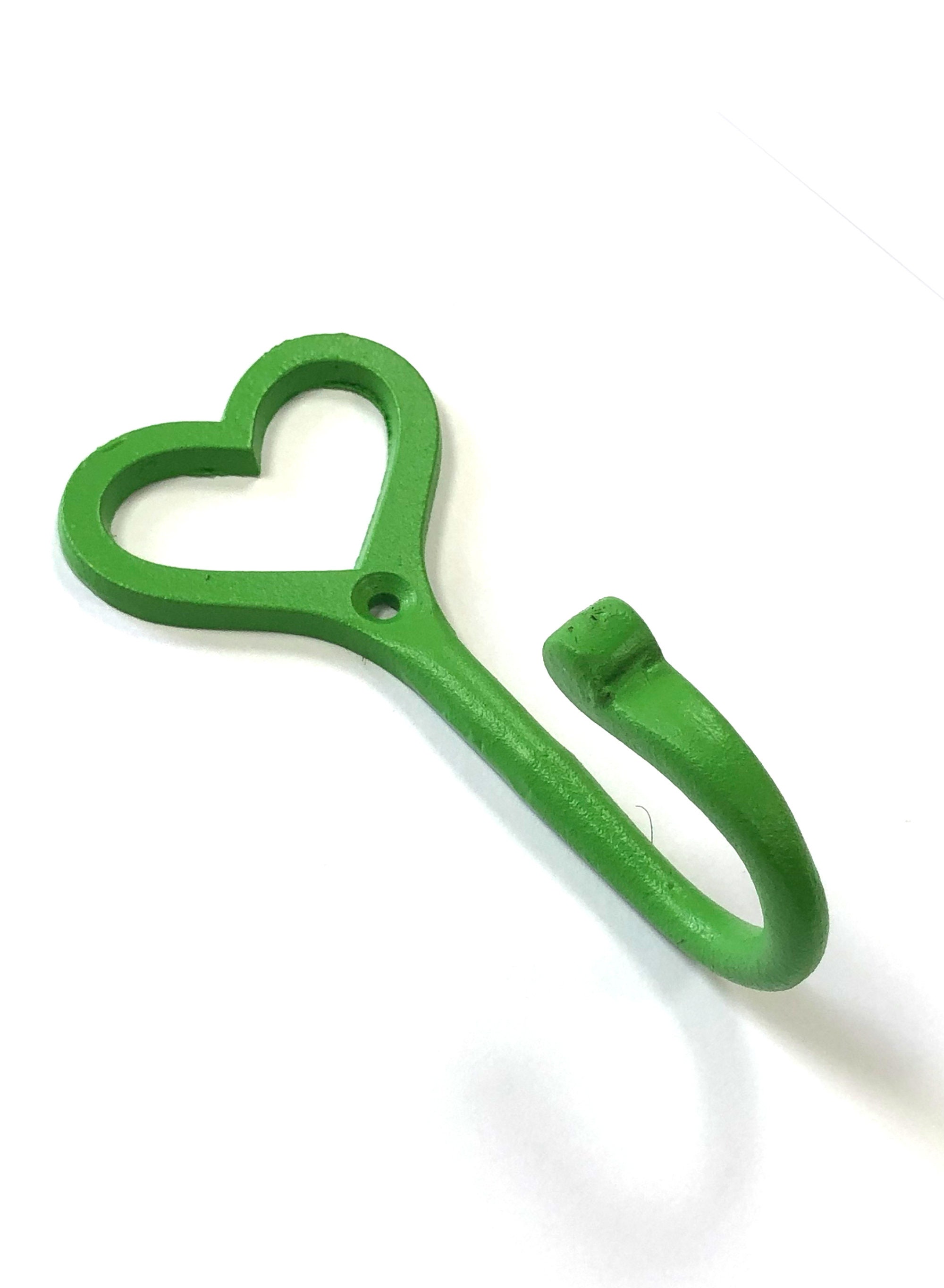 X5 Heart Shaped Cast Iron Decorative Hooks / Custom Heart Hook | Etsy