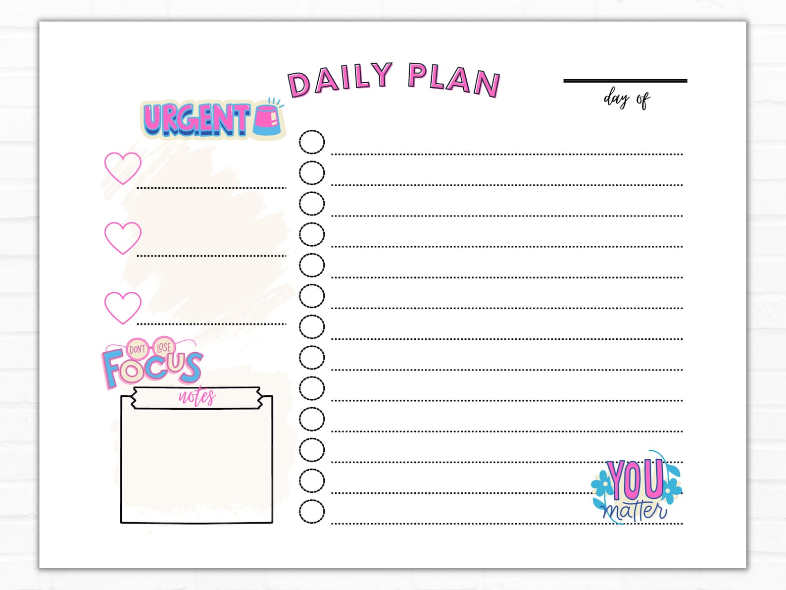 Monthly Weekly Daily Yearly Planner Bundle, To-do List, Printable ...