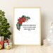 Christmas Bible Verse Wall Art Set of 4, 8x10, 4x6, 11x14, 5x7, Instant ...