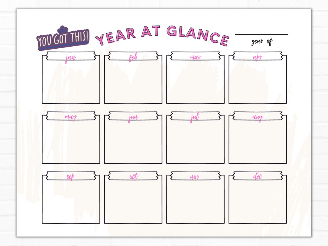 Monthly Weekly Daily Yearly Planner Bundle, To-do List, Printable ...