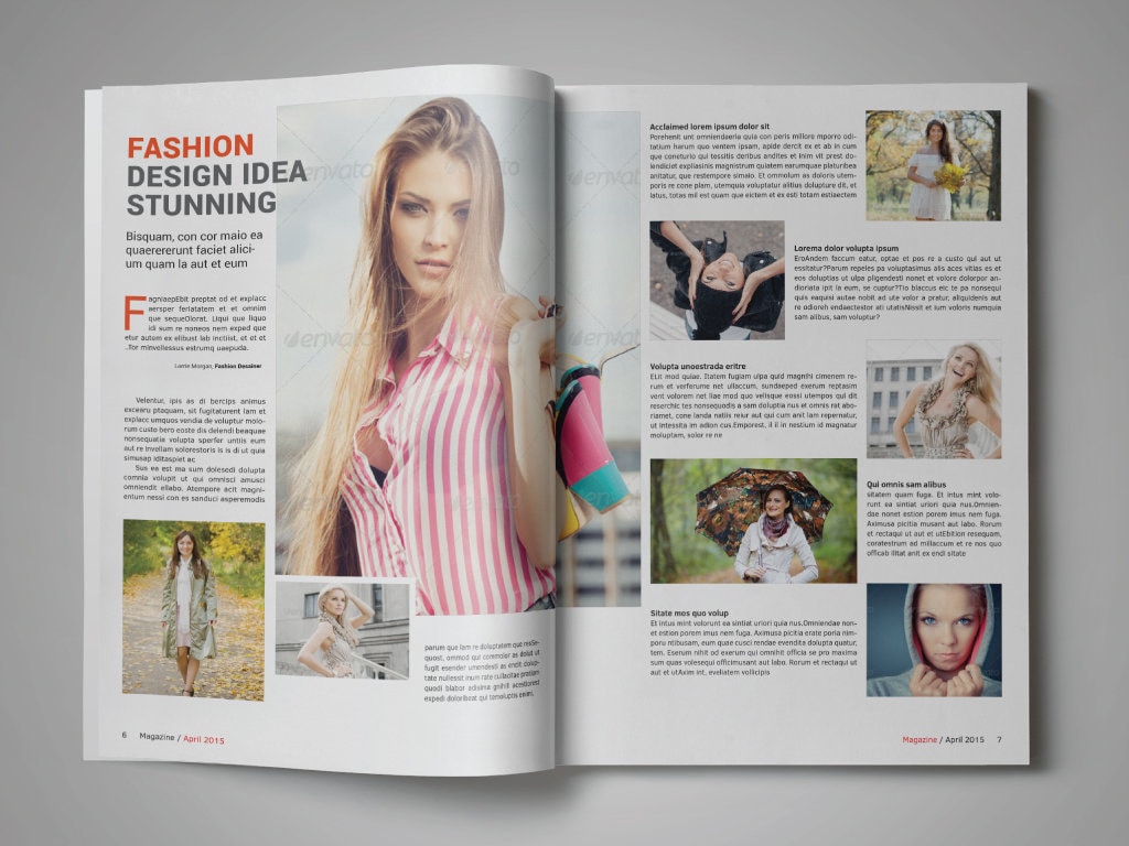 50 Pgs Magazine Template V2 - Etsy